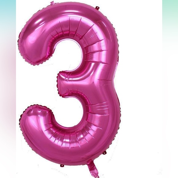 Party Supplies | Foil Number Balloons Large Party Supply Birthday ...